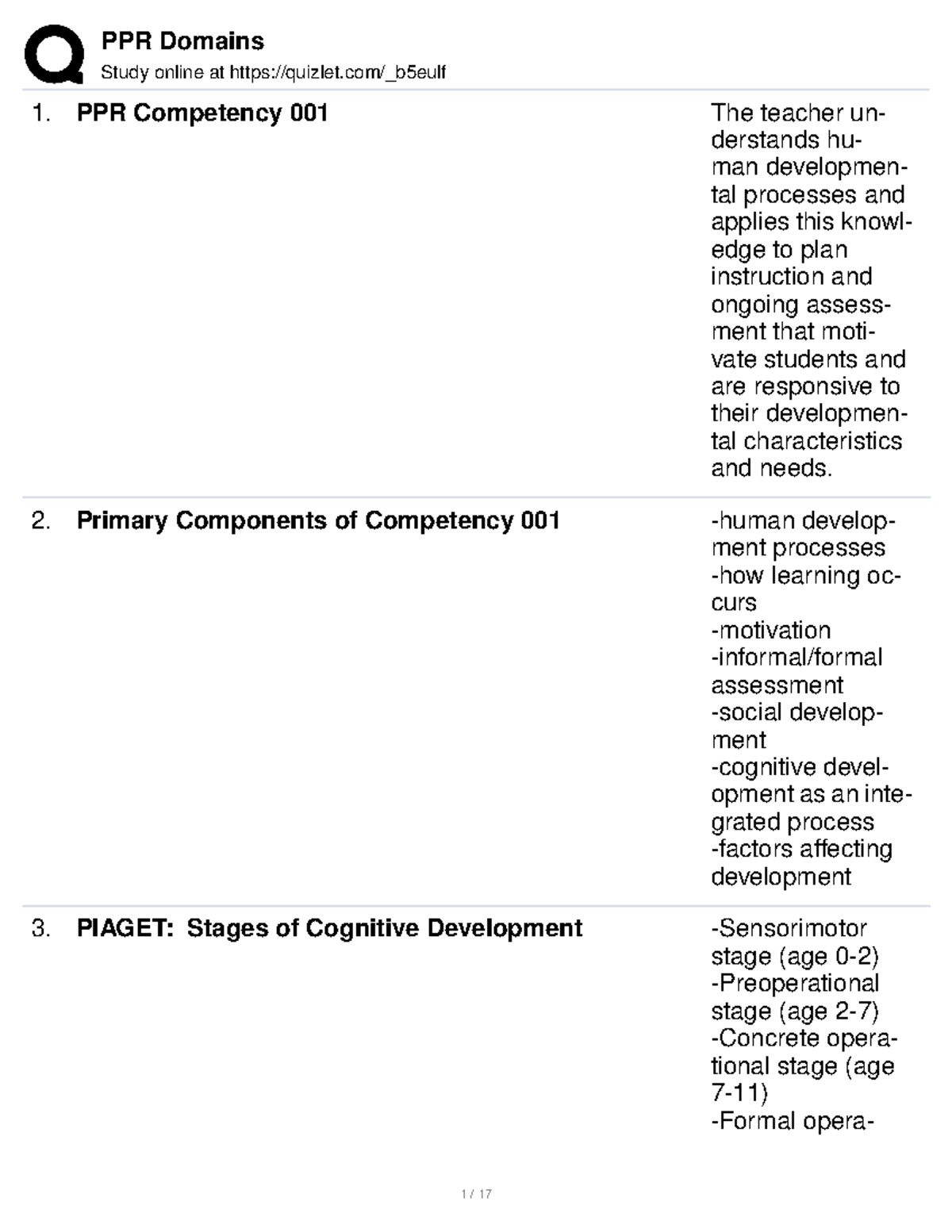 PPRQuizlet - Study materials - Study online at quizlet/_b5eulf PPR ...