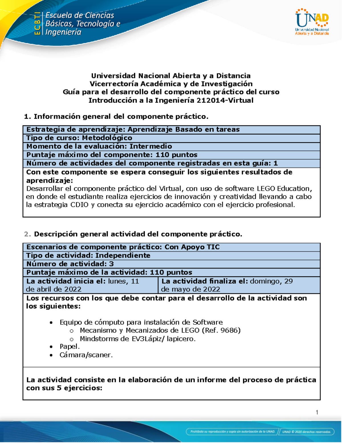 Tarea 3 - Guía componente Práctico - virtual - Universidad Nacional ...