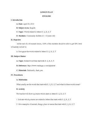 Lesson-Plan-1 nstp - SAMPLE LP - MATHEMATICS I. Introduction a. Date ...