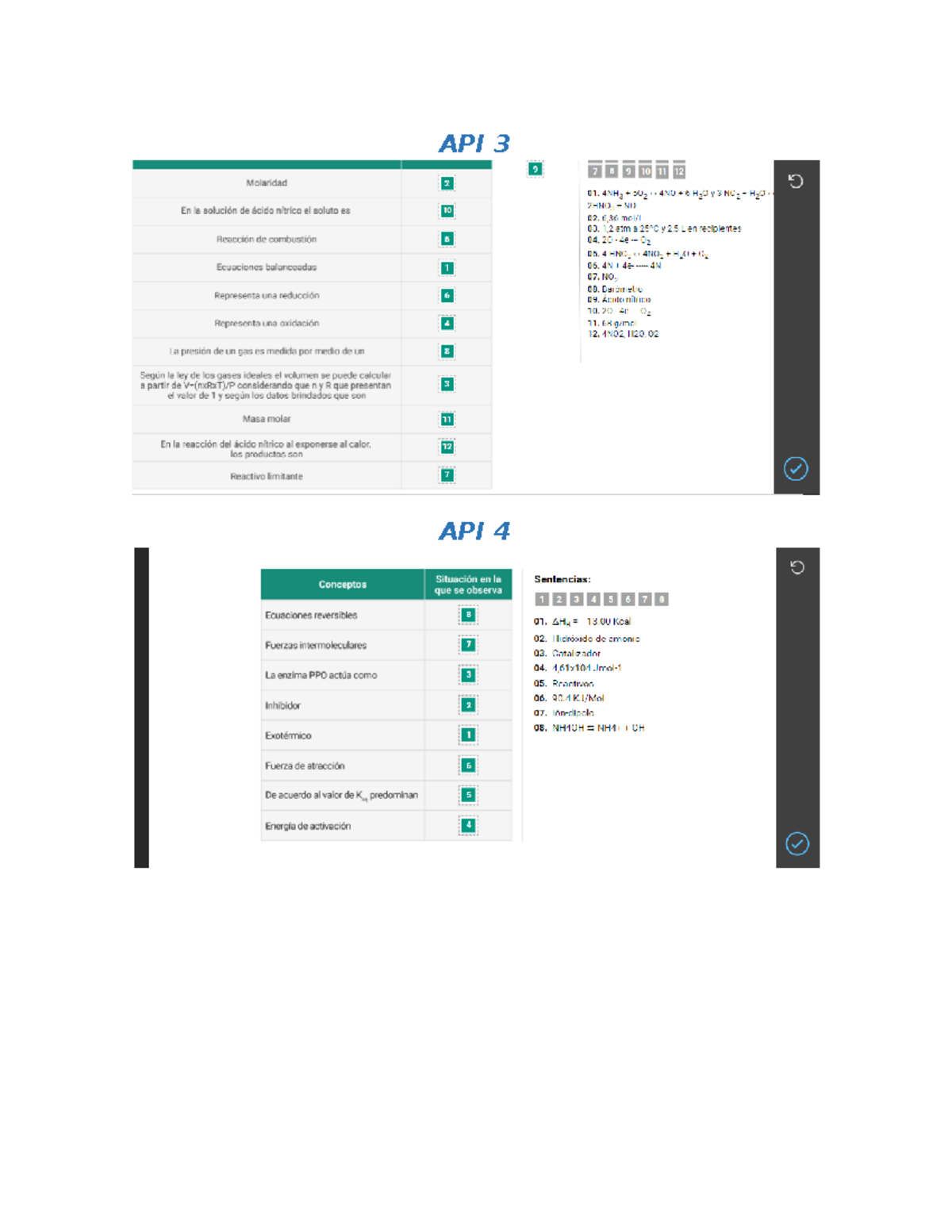 API 3 Y 4 Química General e Inorgánica - API API - Studocu