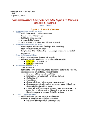 Tv Broadcasting Script - Format - Oral Communication - Studocu