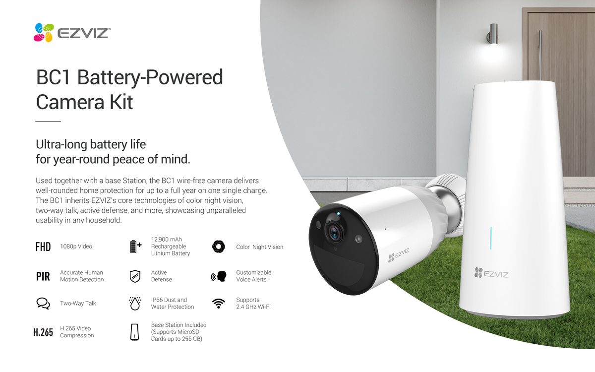 Bc1 datasheet - BC1 Battery-Powered Camera Kit Used together with a ...