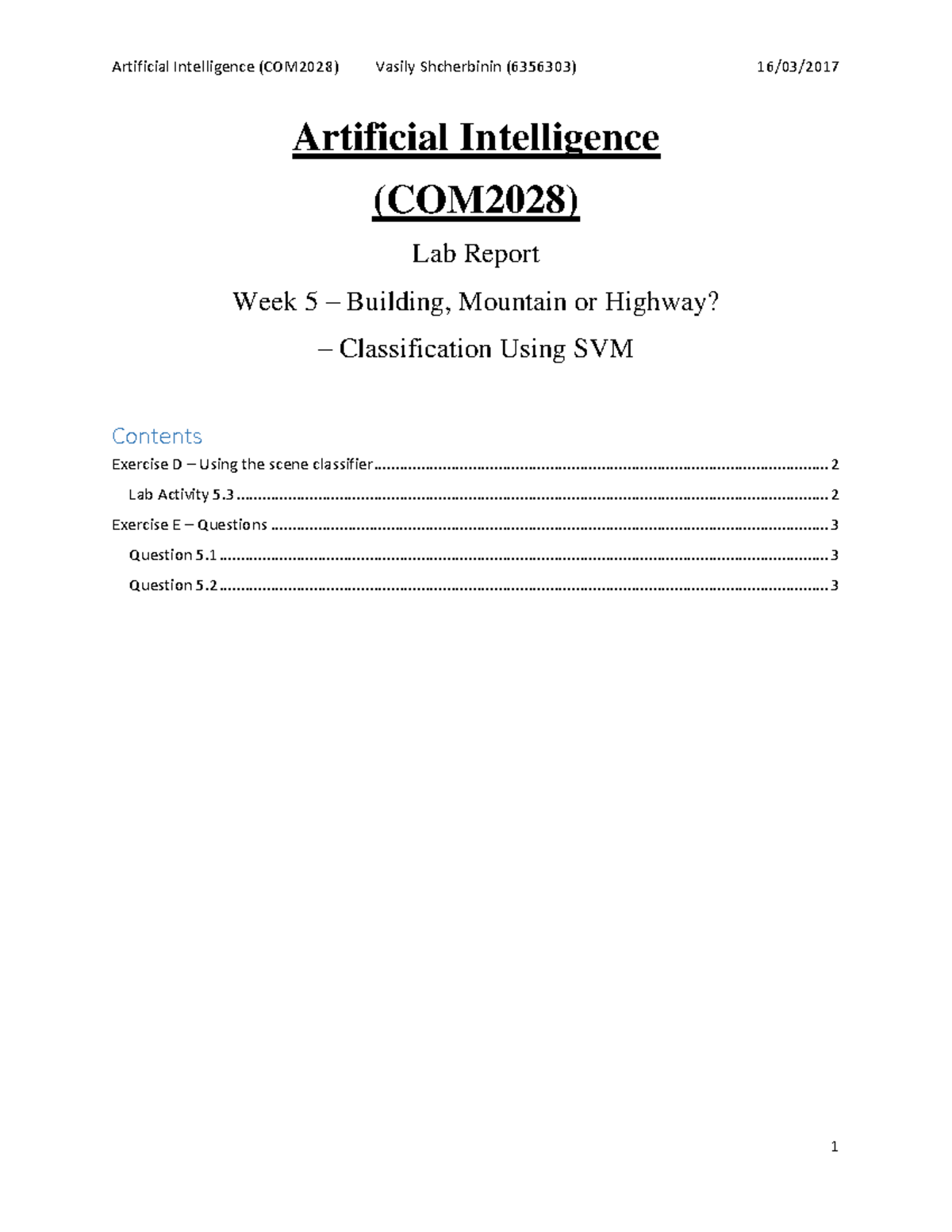 Artificial Intelligence Week 5 Lab Warning Tt Undefined Function 32 Warning Tt Undefined