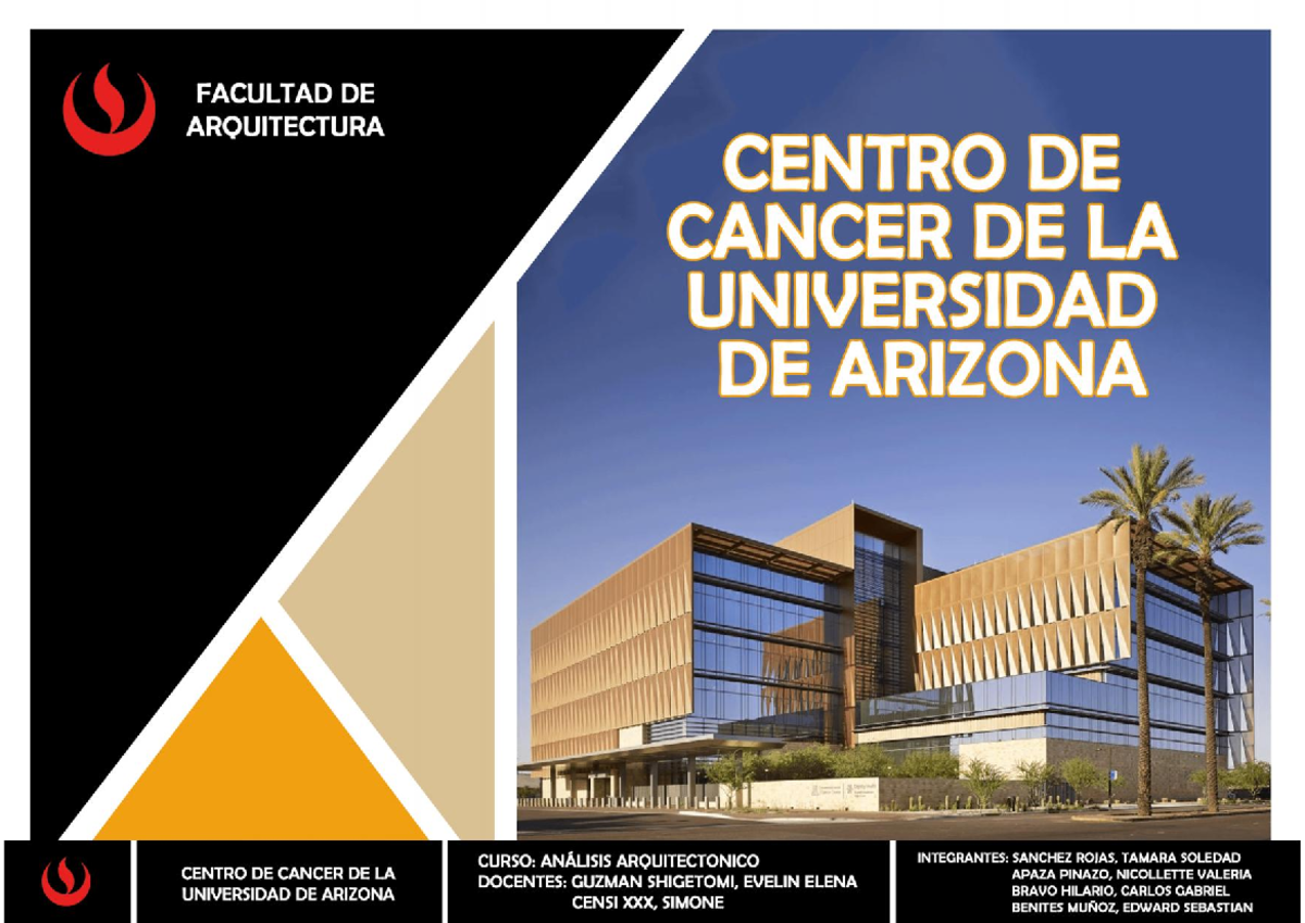 Centro de Cáncer de la Universidad de Arizona - Analisis estructural 2 ...