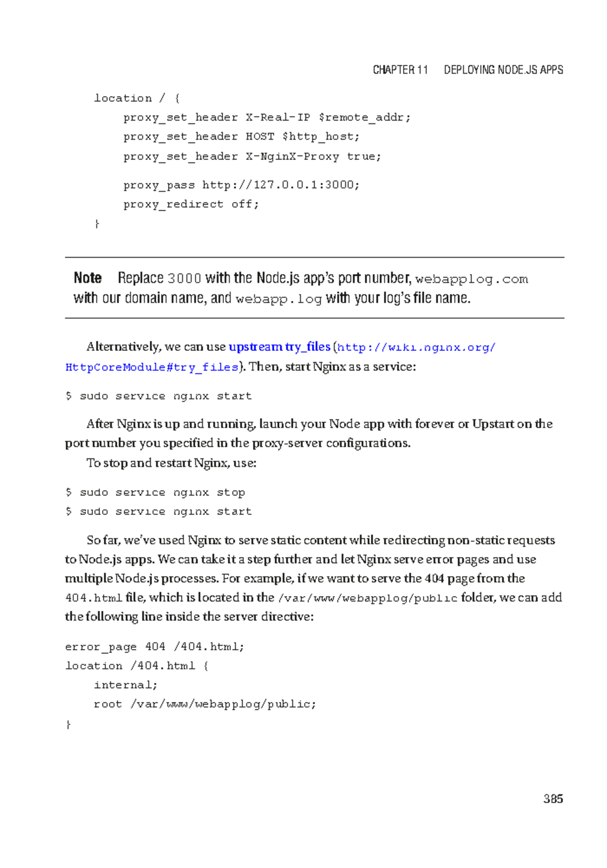 Practical Node Js 81 Location { Proxy Set Header X Real Ip Remote Addr Proxy Set Header
