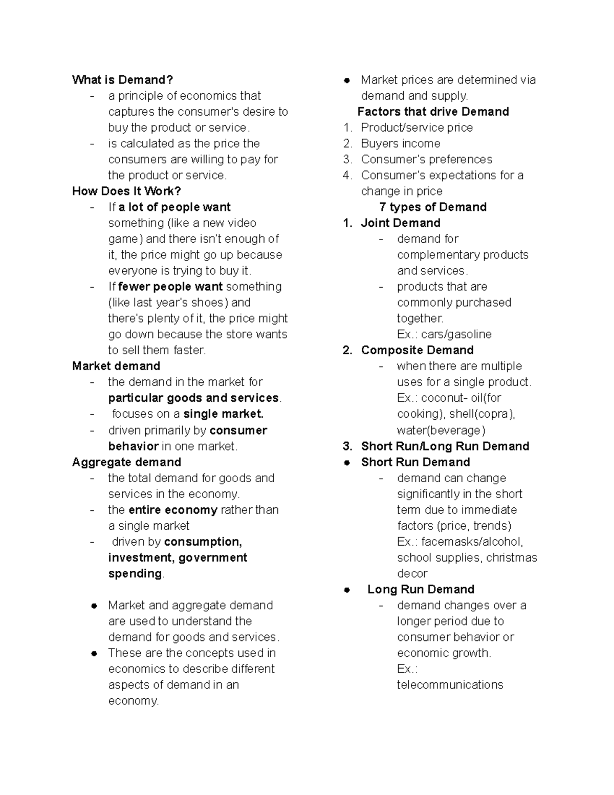 Demand - What is Demand? - a principle of economics that captures the ...
