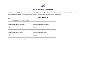 Module 4 Lab Worksheet (100% Graded) - PSY 375 Module Four Lab ...