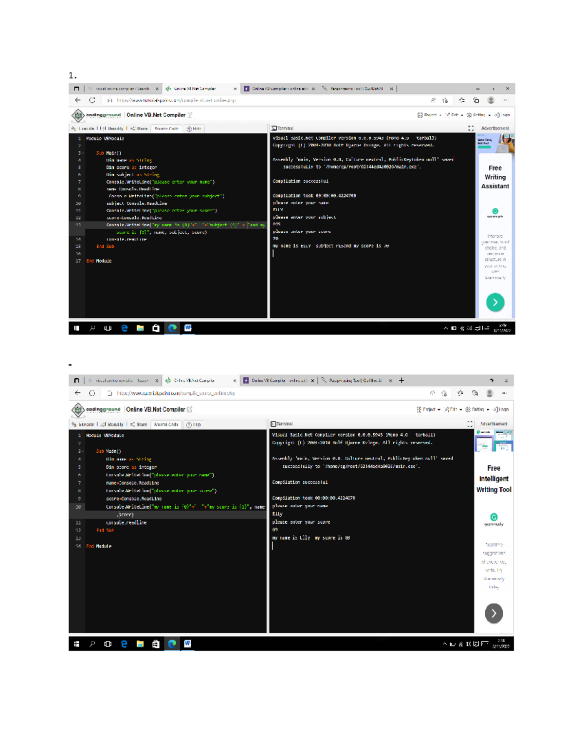 Test 1 - ggghgh - Information Technology - 1. 222222222. 3. - Studocu