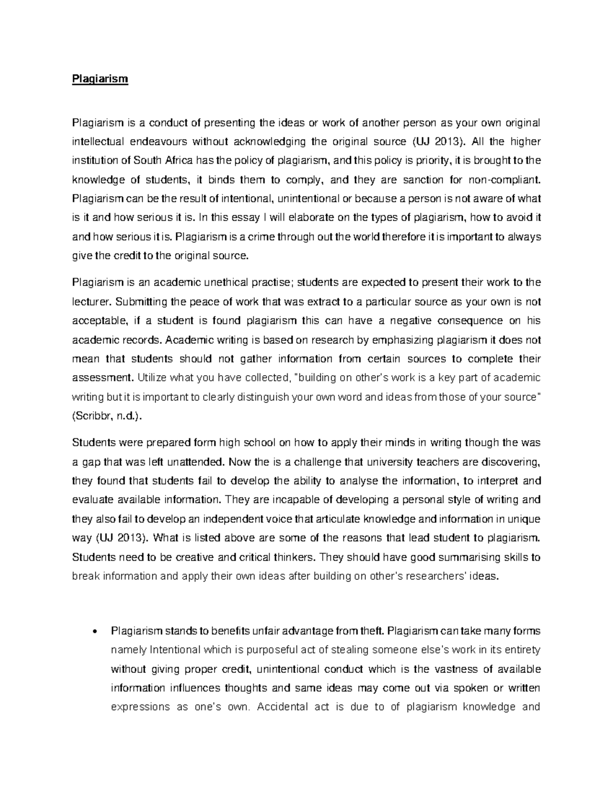 what is Plagiarism and how to prevent it - Plagiarism Plagiarism is a ...