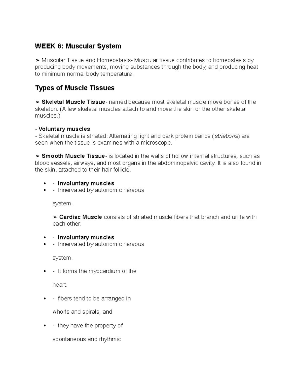 Anaphy notes 1 - human anatomy and physiology 1st year most of the ...