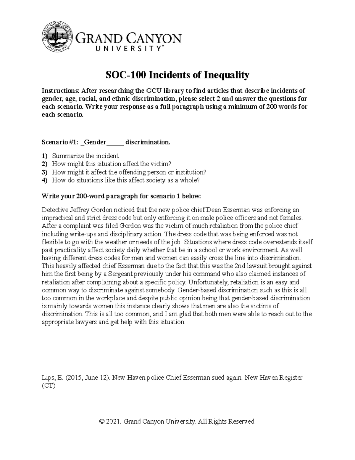 SOC-100 Incidentsof Inequality 10-9-22 - SOC-100 Incidents of ...