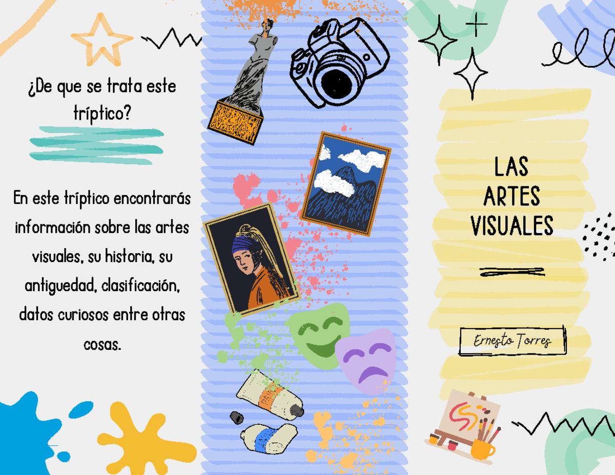 Triptico Visuales - 123456 - Apreciación a las Artes - LAS ARTES ...
