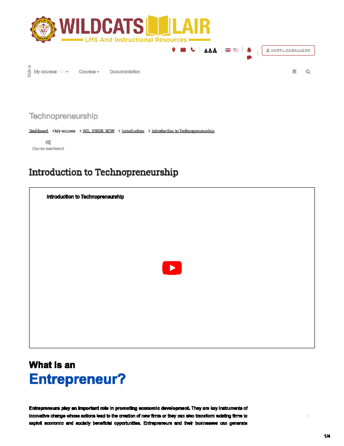 Intro to entrep - Bsce - Studocu