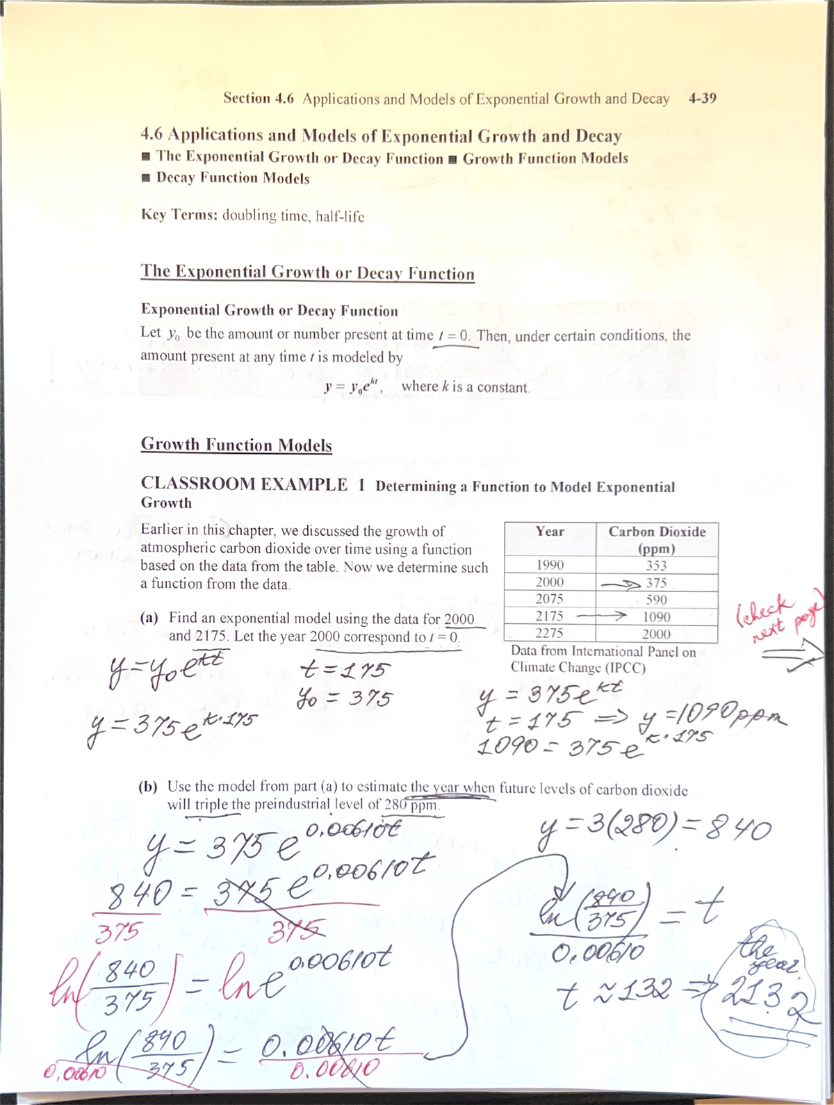 Section 4 - 4.6 Applications and Models of Exponential Growth and Decay ...