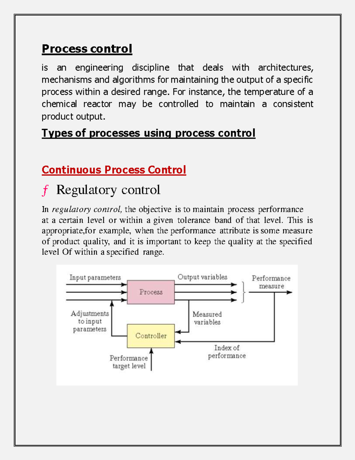 Processcontrol-170515171334 - Process control is an engineering ...