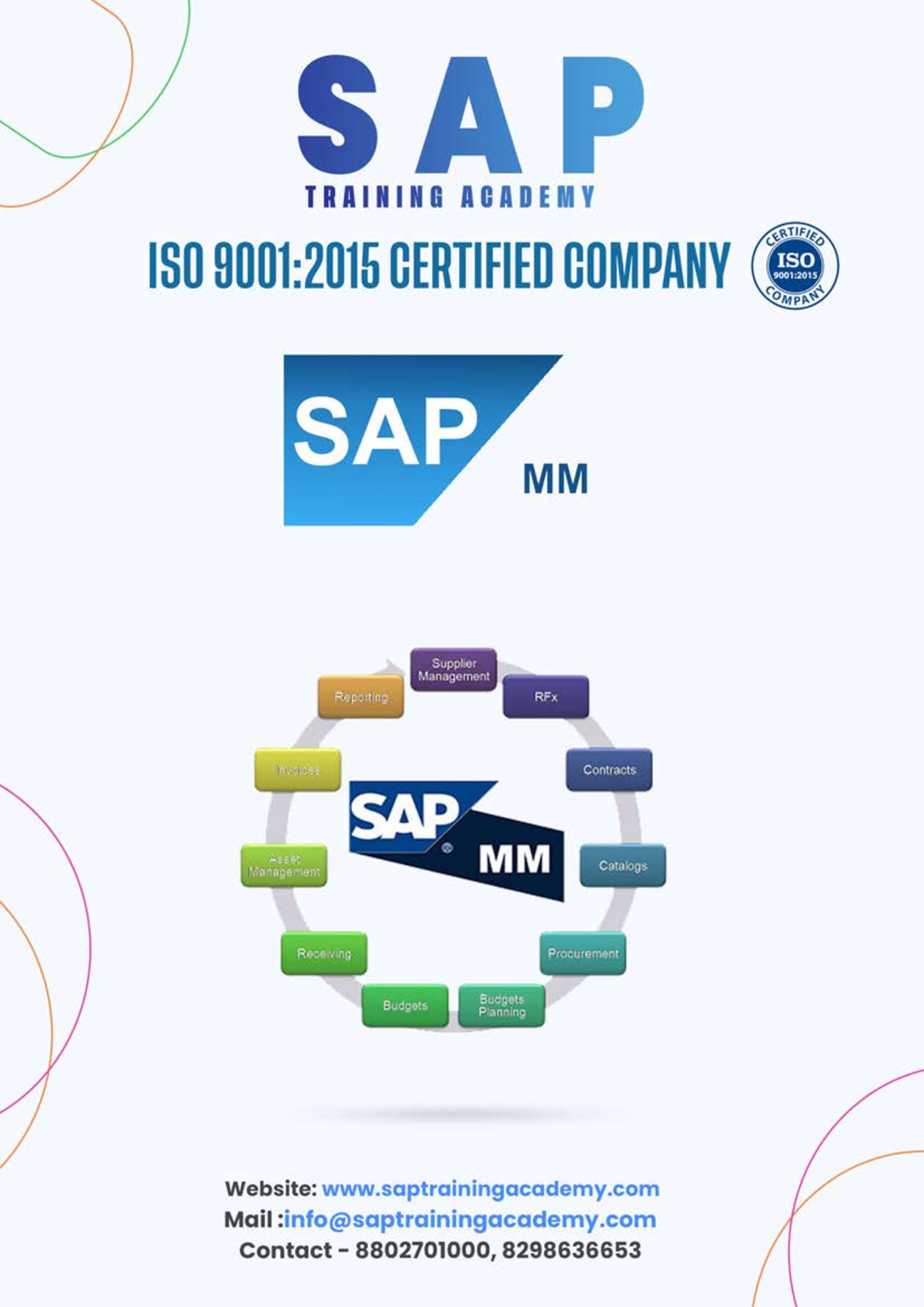 SAP MM - SAP MM - SAP TRAINING ACADEMY CERTIFIED ISO 9001:2015 ...