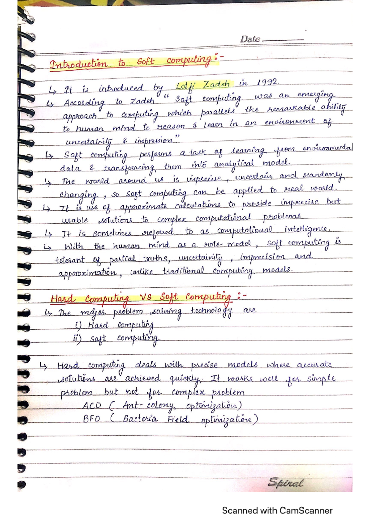 Unit-1(AOSC) - Application Of Soft Computing - Studocu