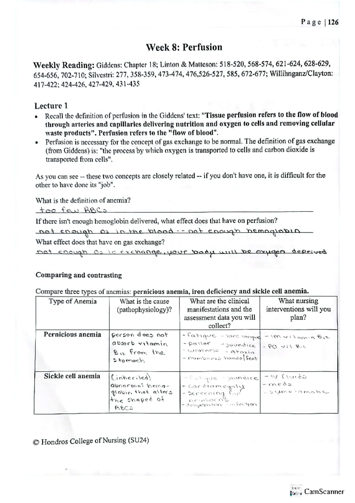 Week 8 homework - Week 8 preclass assignment - Page I 126 Week 8 ...