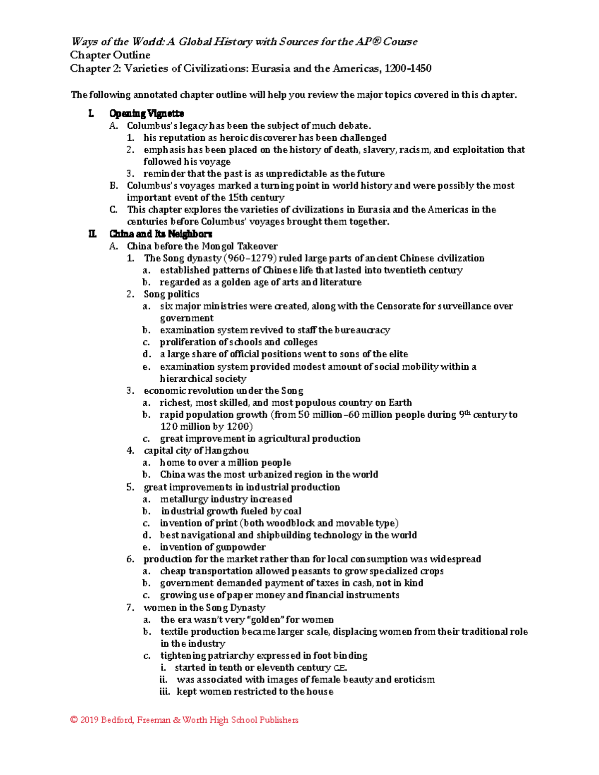 Chapter 2 Outline - Chapter Outline Chapter 2: Varieties of ...