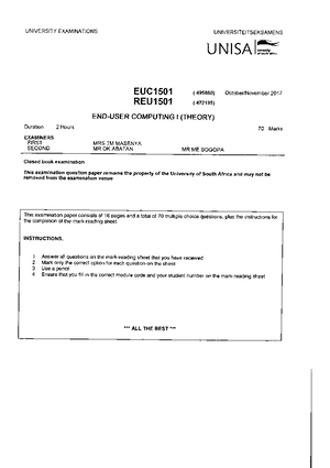 Eup declaration - DECLARATION FORM FOR EUP1501 SEMESTER 1 2022 Please ...