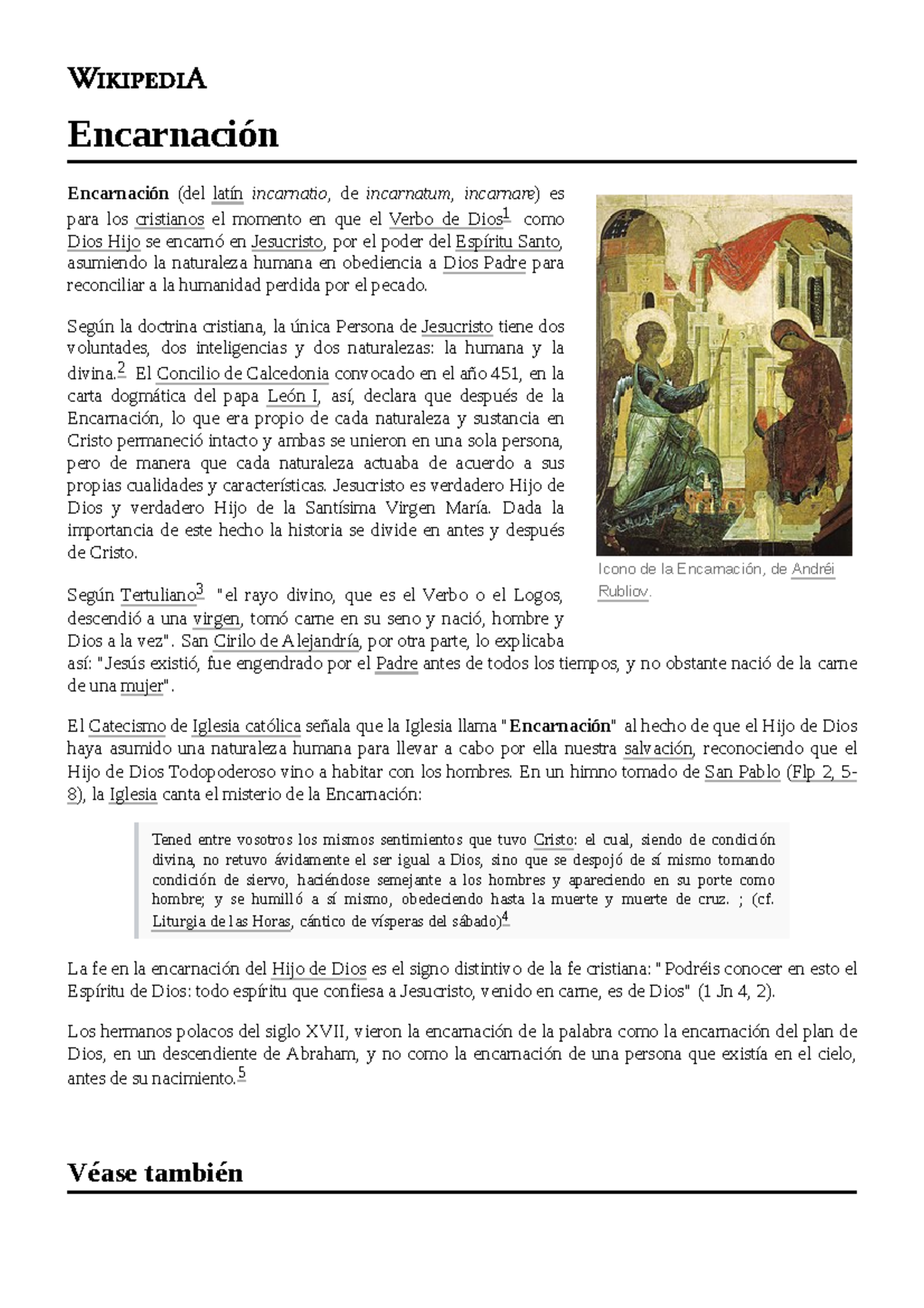 Encarnación - nnnnn - Icono de la Encarnación, de Andréi Rubliov ...