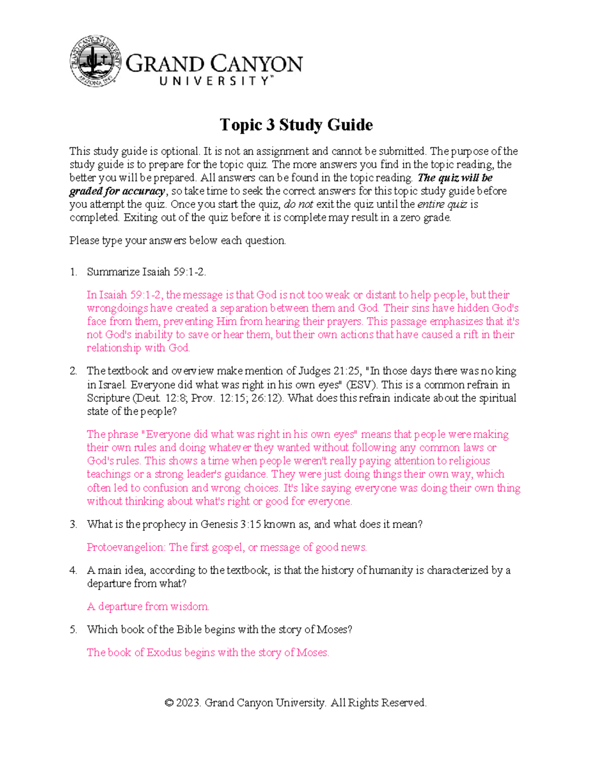 CWV 101 301 RS T3Study Guide Online - Topic 3 Study Guide This study ...