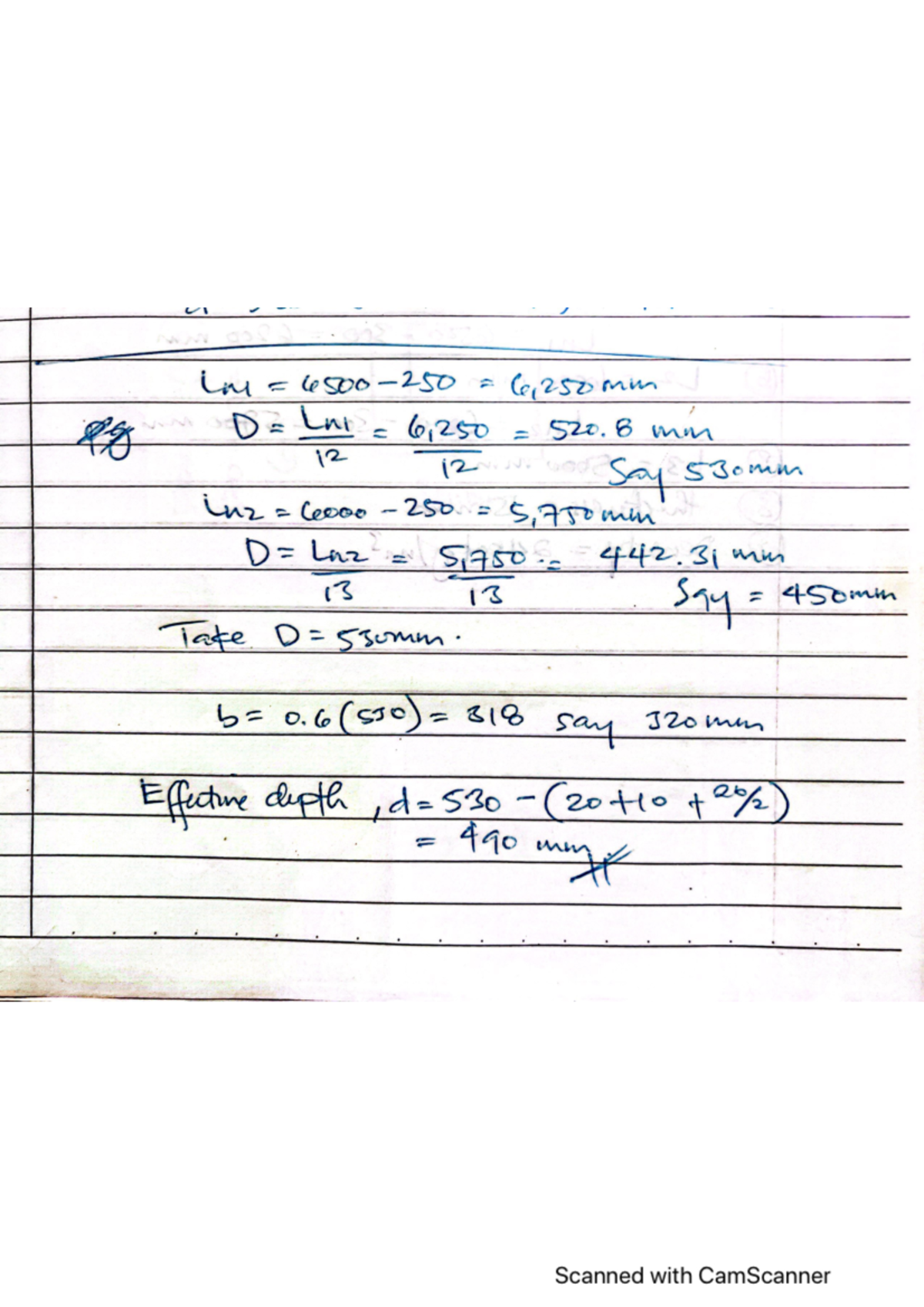 CV323 Assignment 1 S11175467 - Design of Concrete Structures - Studocu