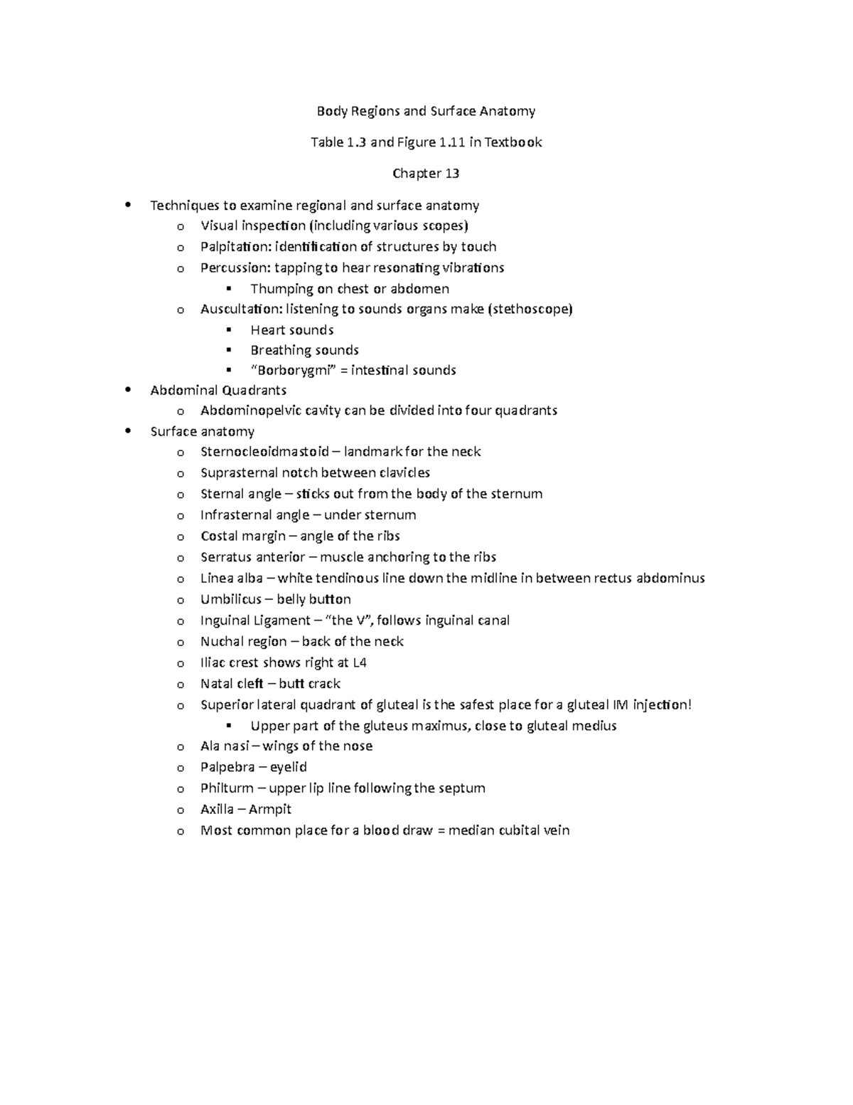 10.4 Surface and Regional Anatomy - Body Regions and Surface Anatomy ...