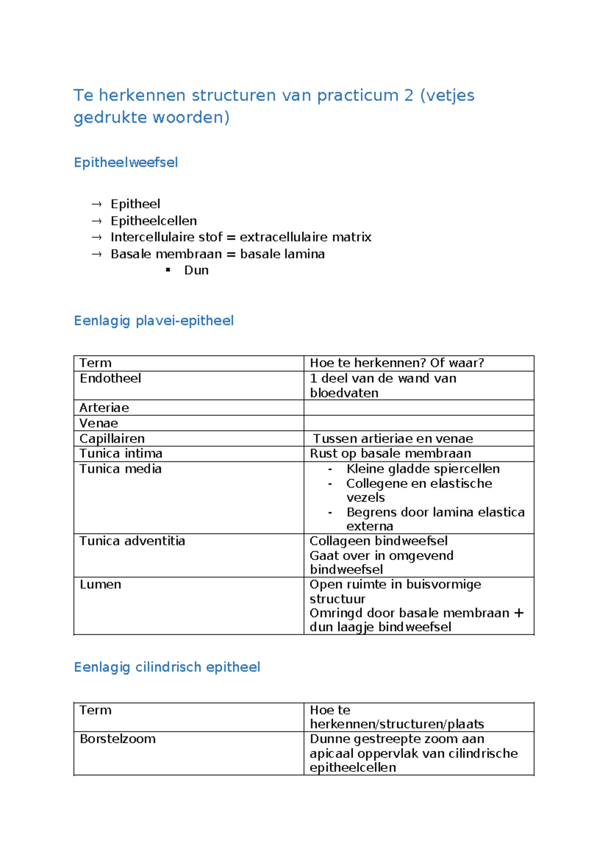 practicum 2: te herkennen structuren - Te herkennen structuren van ...
