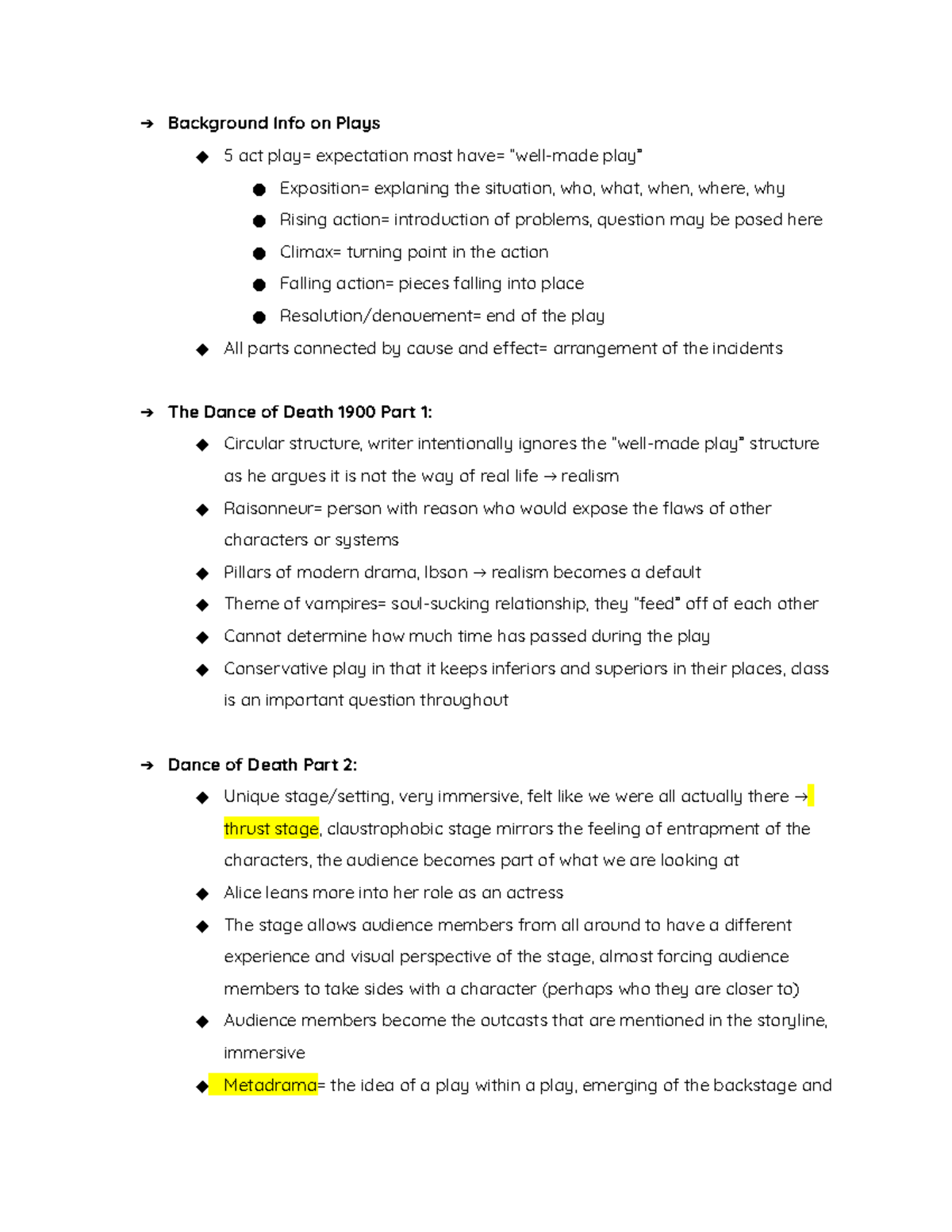 Dance of Death - Marcia - Background Info on Plays 5 act play ...