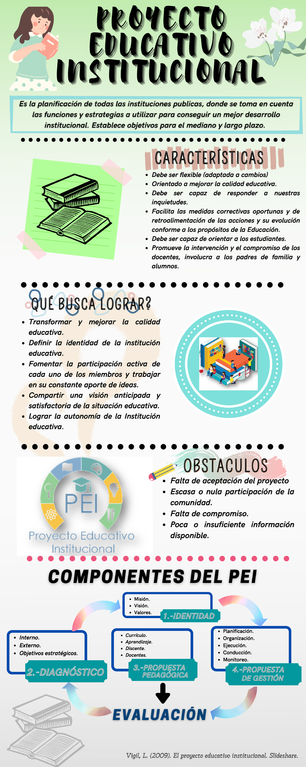 Infogrfía Sobre EL Proyecto Educativo Institucional - Transformar y ...