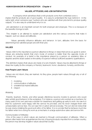 Chapter 3 HBO Lessons - LECTURE NOTES FOR HBO - HUMAN BEHAVIOR IN ...