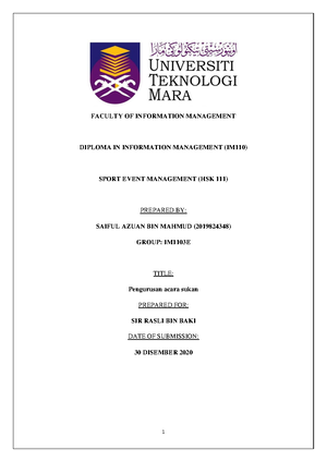 ELC 231 Error Analysis - SAIFUL AZUAN BIN MAHMUD IM1104E 2019824348 ELC ...