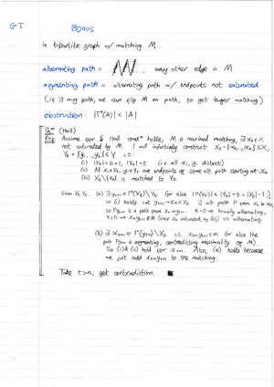 Graph Theory - Maths Tripos (II) - Studocu