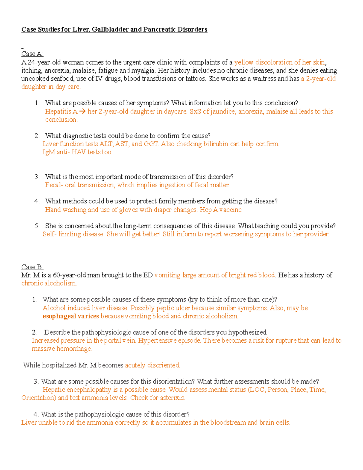 CTE for liver, gallbladder, and pacreas - Case Studies for Liver ...