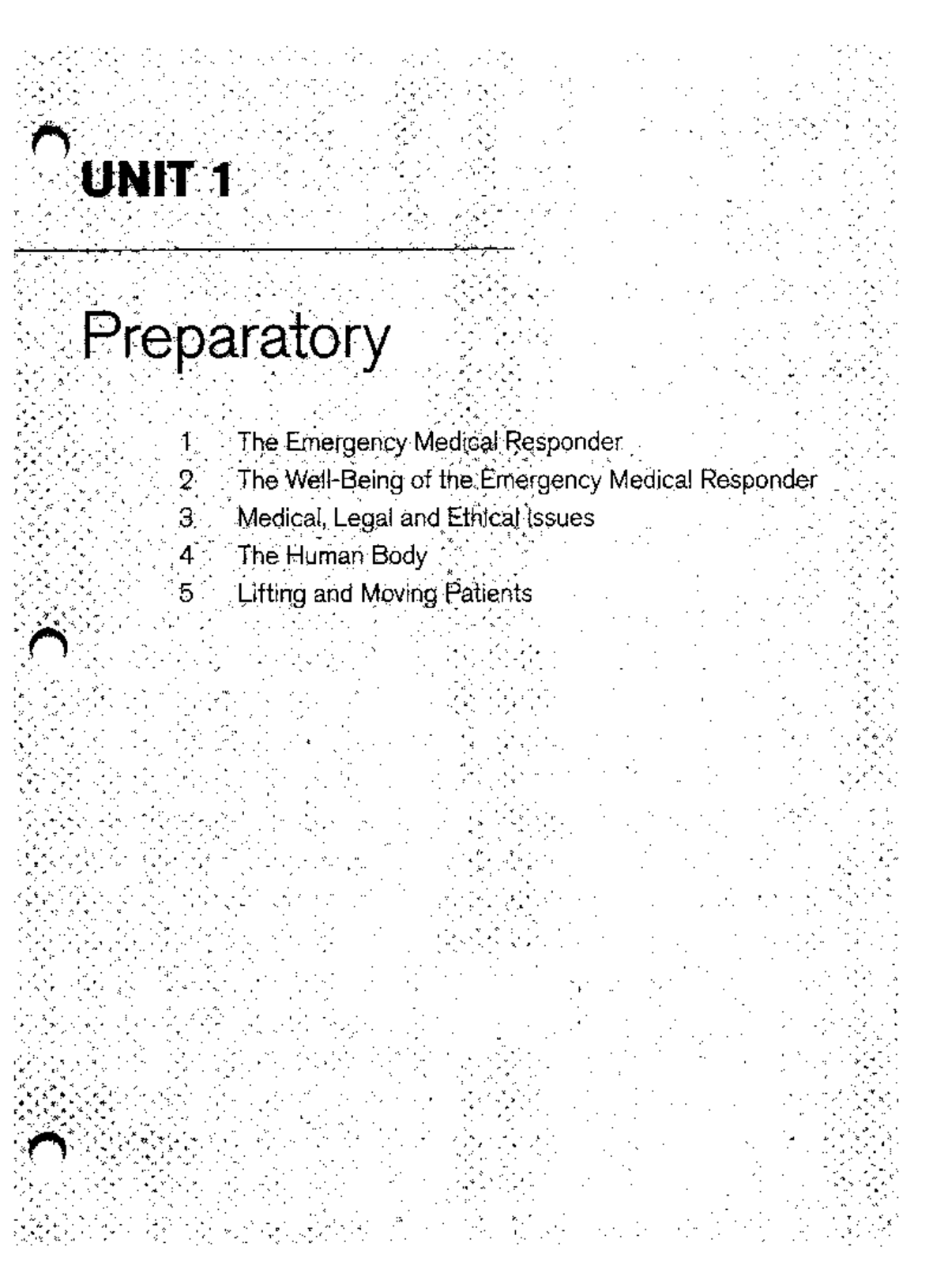 Workbook Chapter 1 - The Emergnecy Medical Responder - Studocu