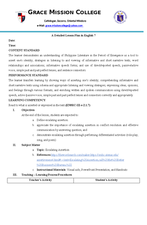 Rounding decimal 5 - Lesson plan - Detailed lesson plan in Mathematics ...