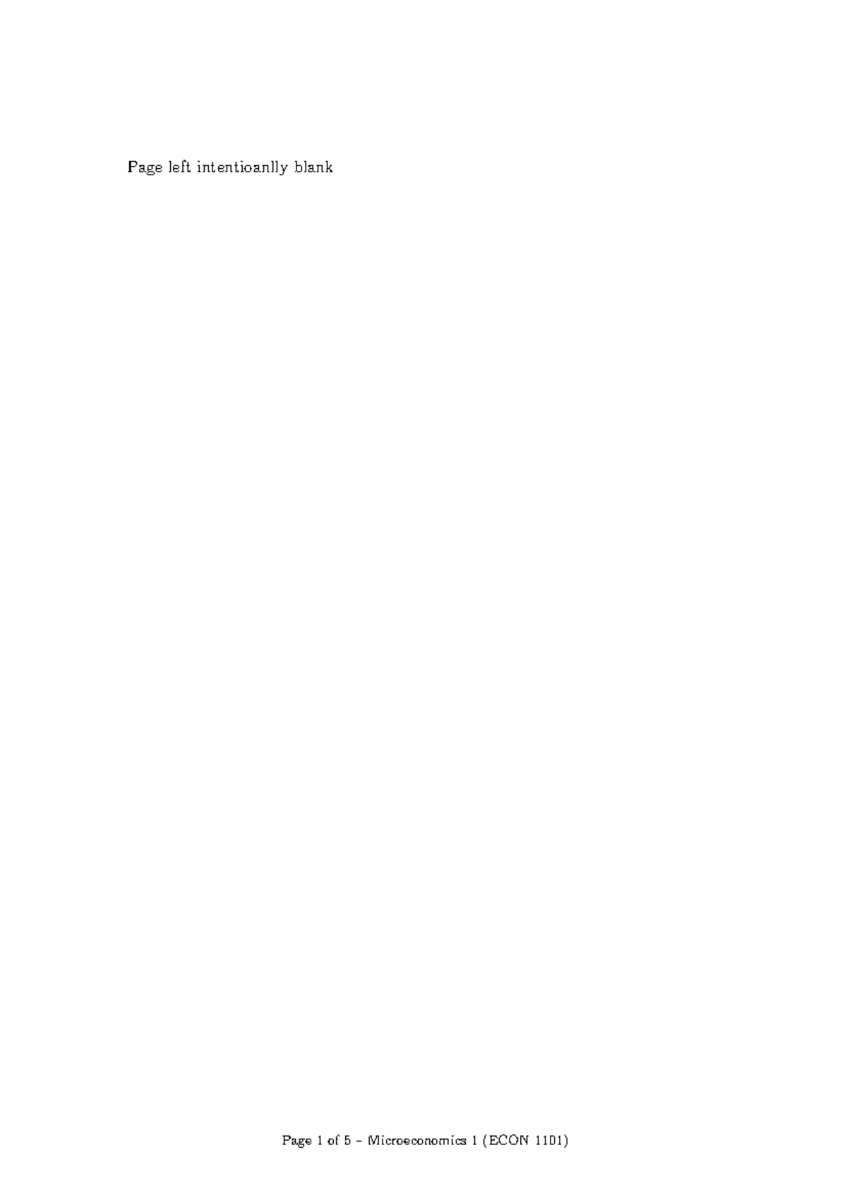 2023 - Practice Exam Paper - Page left intentioanlly blank Second ...