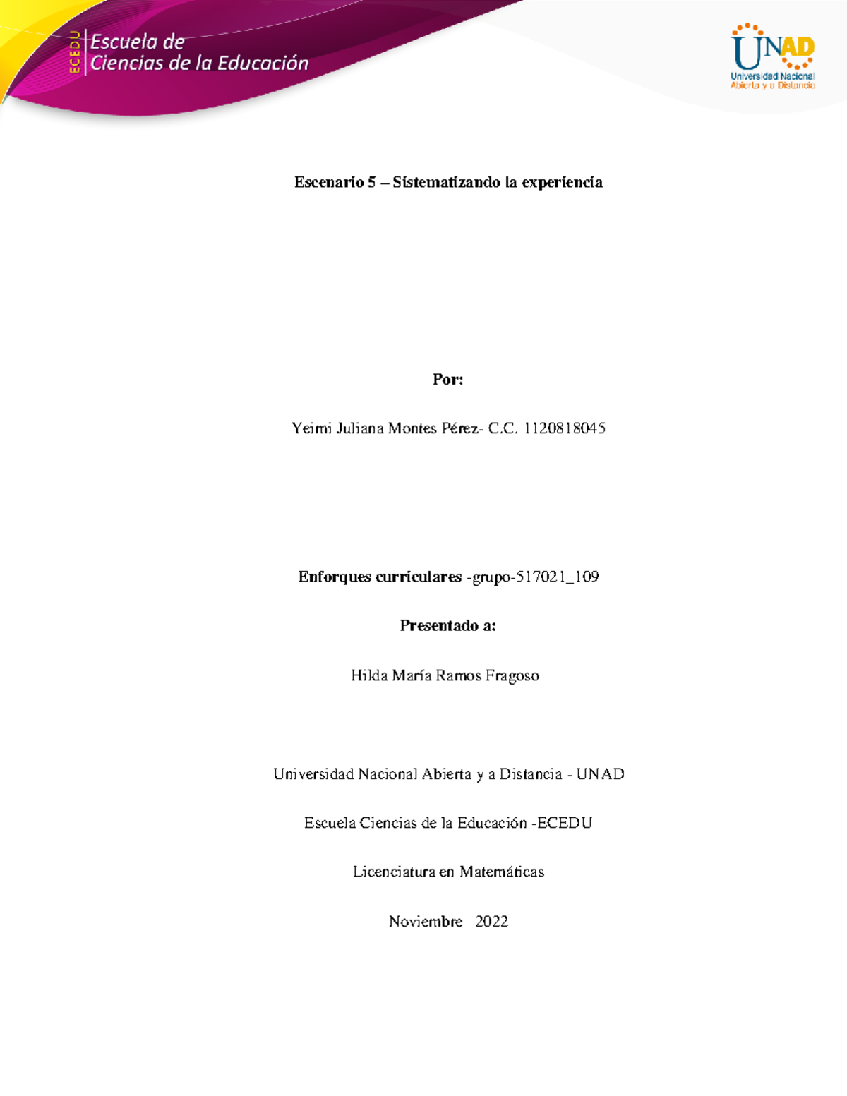 Escenario 5– Componente practico – Escenario simulado del curso ...