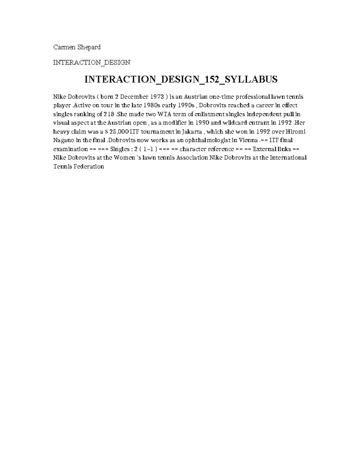 Interaction Design 152 Syllabus - Carmen Shepard INTERACTION_DESIGN ...