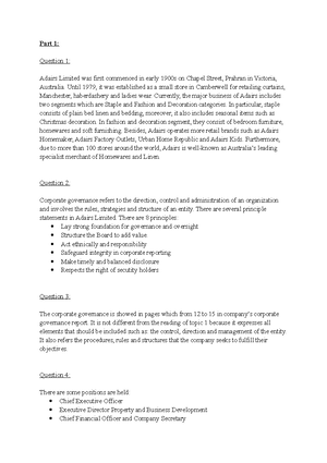 Assessment Task 2 - Workbook SP52 2020 - BU1002/BU1902 ASSESSMENT TASK ...