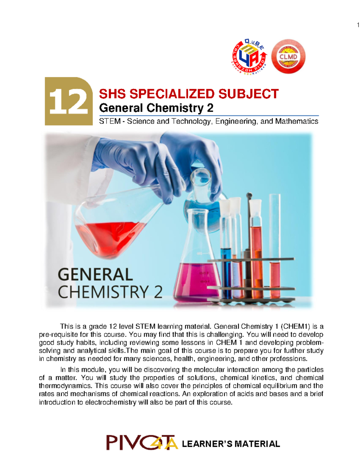 CHEM2 General-Chemistry-2 3rd-Quarter - This is a grade 12 level STEM learning material. General ...
