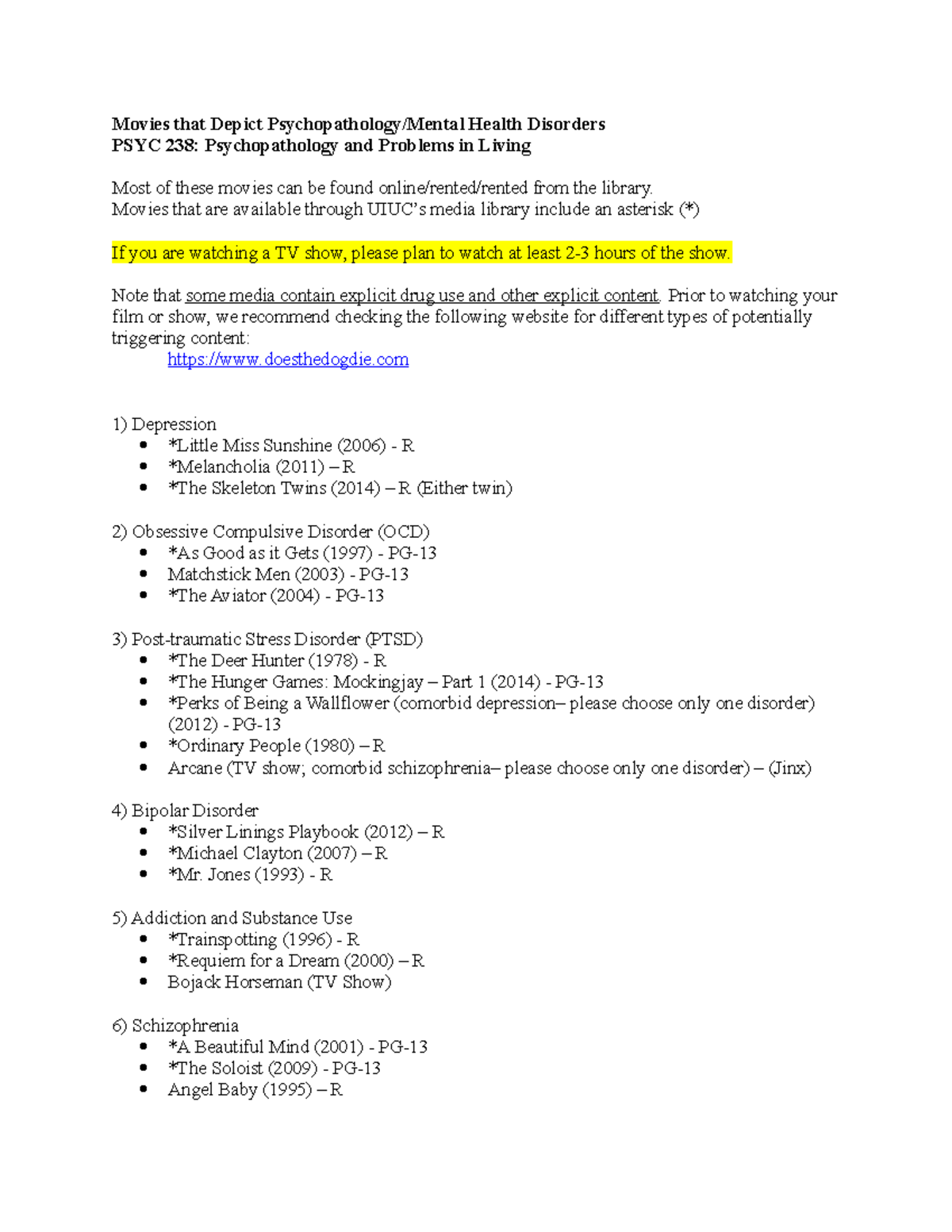 TV Movies That Depict Mental Illness-1 - Movies that Depict ...