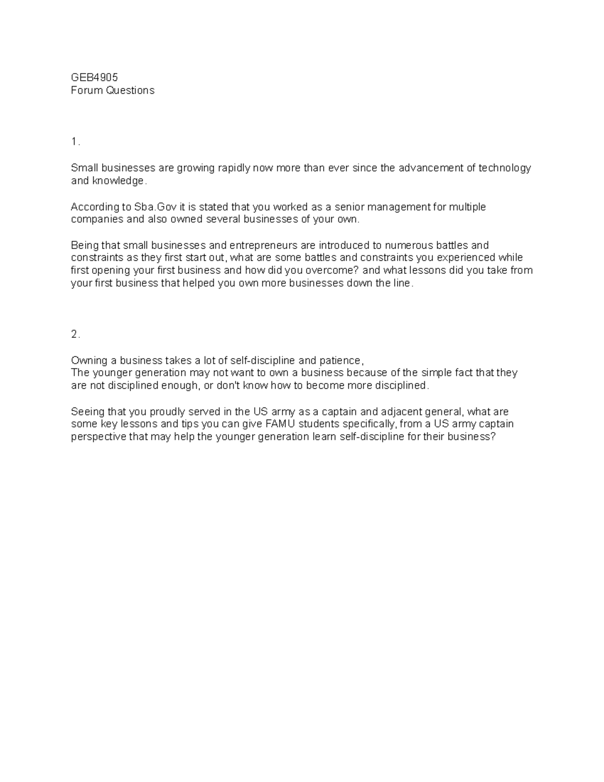 GEB4905 Forum How To Ask Formal Business Questions GEB Forum geb4905-forum-how-to-ask-formal-business-questions-geb-forum