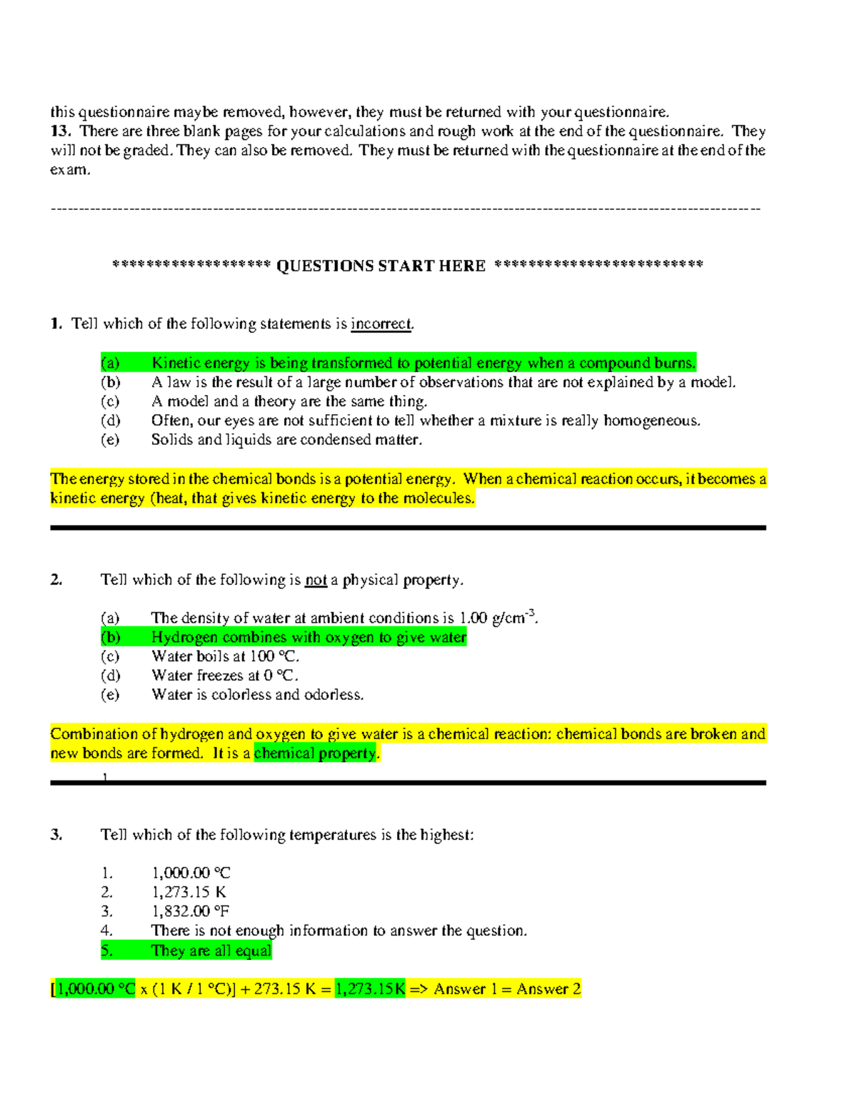 Midterm Review Answers 1 - this questionnaire maybe removed, however ...