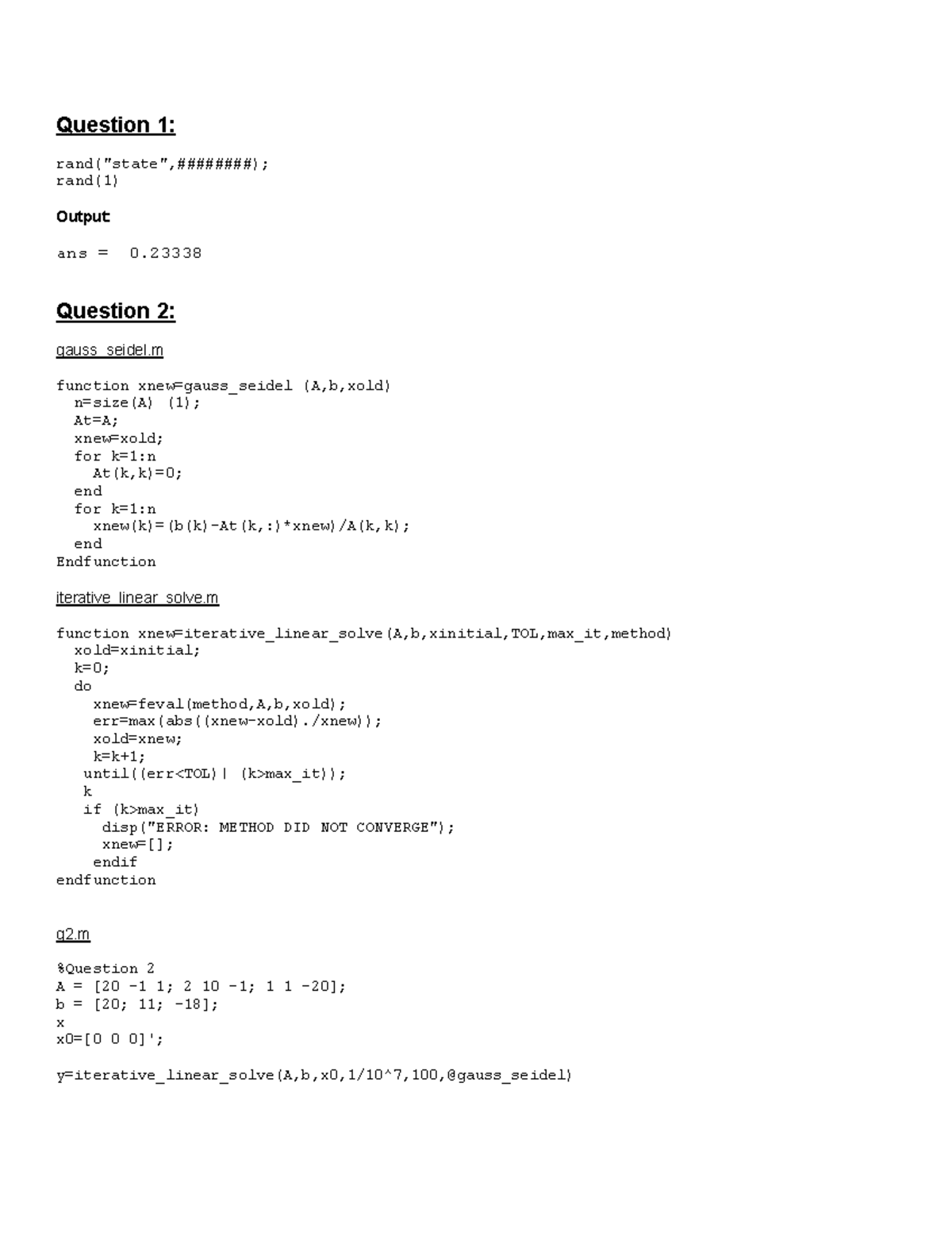 APM1513 Assignment 02 memo 2021 - Question 1: rand("state ...