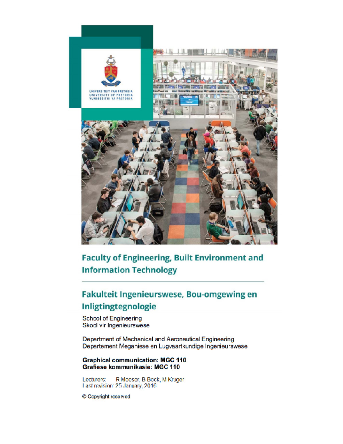 MGC110 Study Guide 2016 - TABLE OF CONTENTS ORGANISATIONAL COMPONENT ...