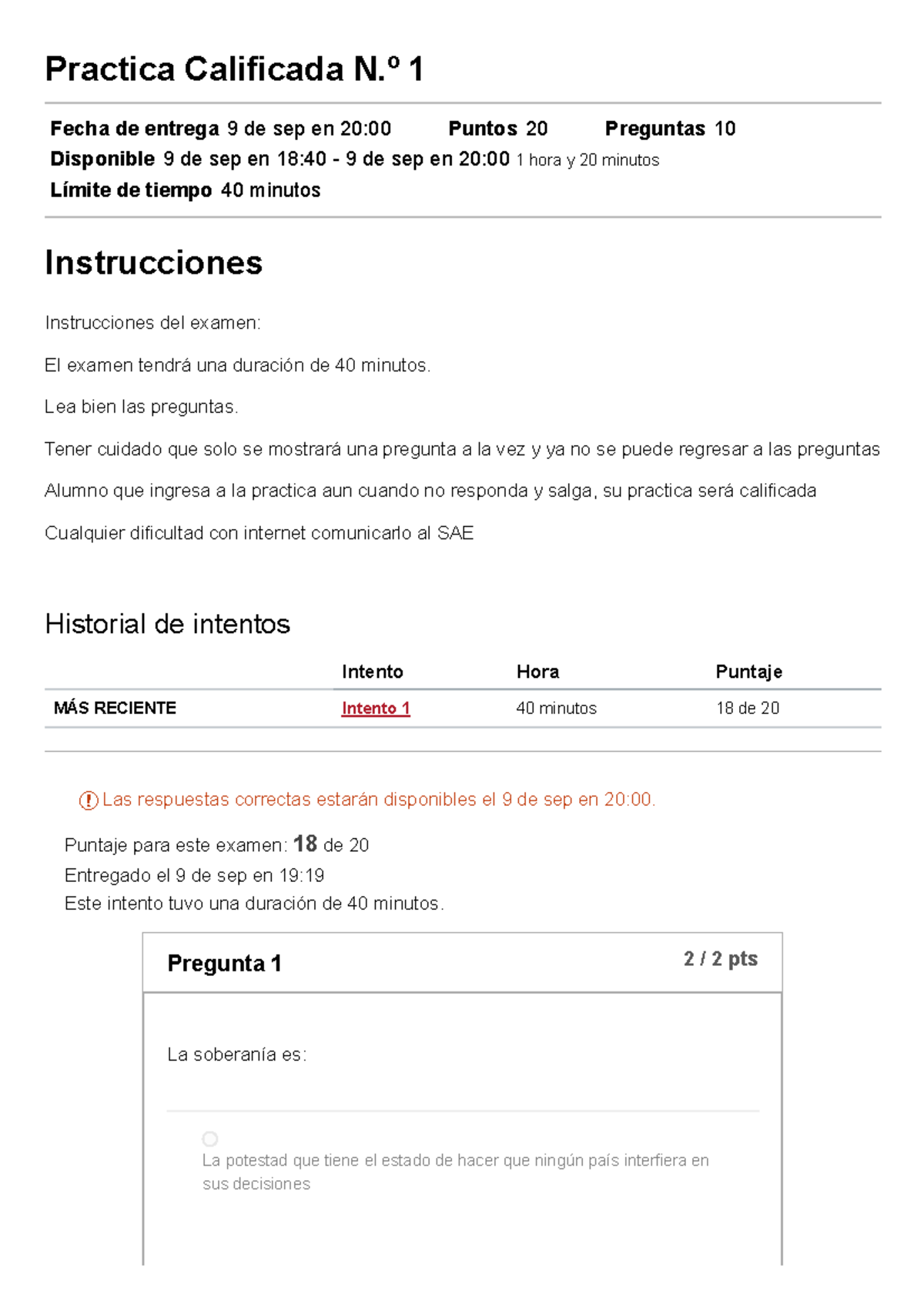 Practica Calificada N.º 1 Contabilidad Gubernamental (31062) - Practica Calificada N.º 1 Fecha ...