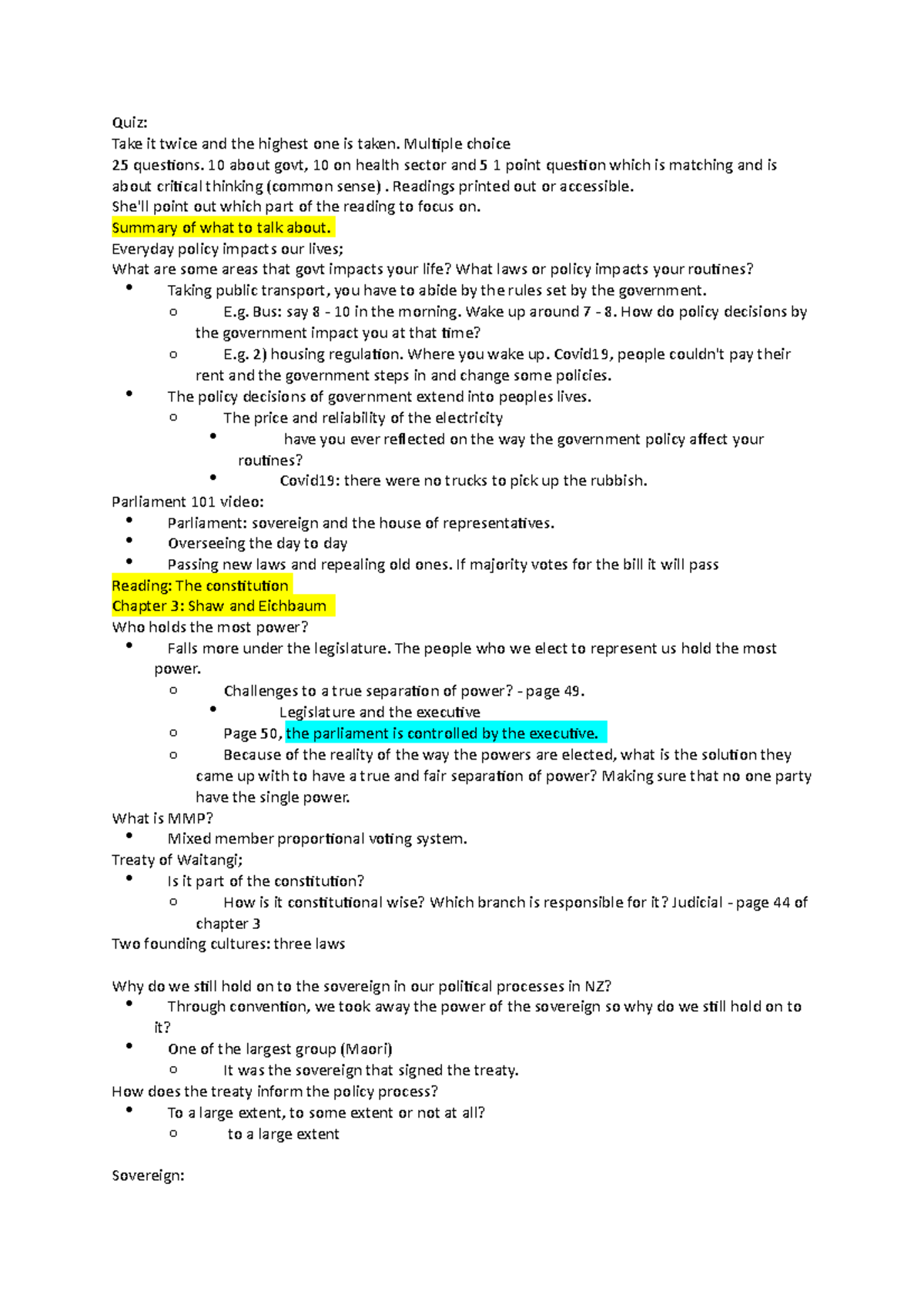 Tutorial 2 - Quiz: Take it twice and the highest one is taken. Multiple ...