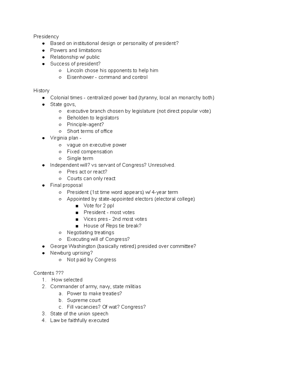 Lec 3.3 A Peculiarly Personal Branch - Presidency Based on ...